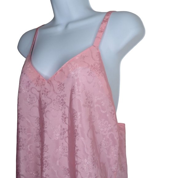 J.O. Intimates | Intimates & Sleepwear | Vintage Pink Brocade Slip ...